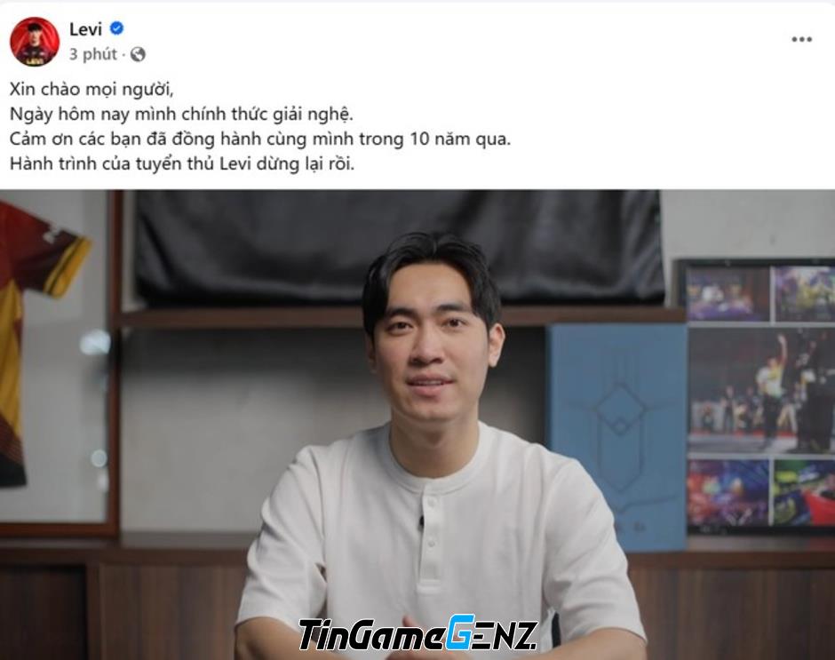 "Levi Công Bố Quyết Định Giải Nghệ: Những Cột Mốc Đáng Nhớ Trong Sự Nghiệp"