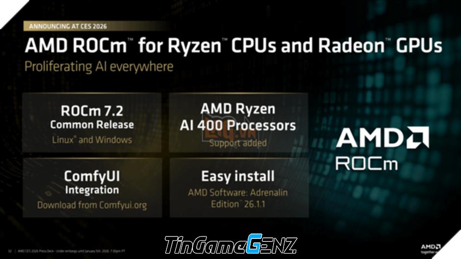 "Khám Phá CPU Mới Của AMD Tại CES 2026: Nâng Cao Hiệu Năng AI Trên ...