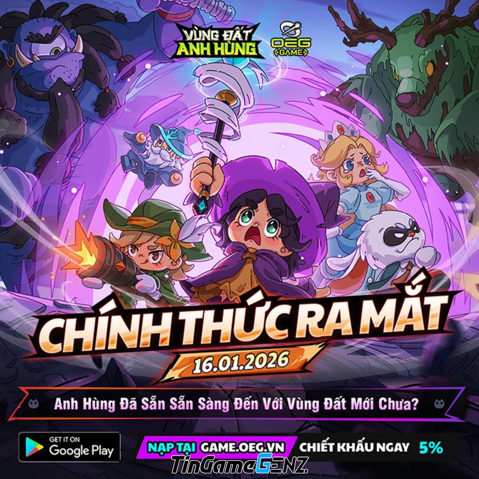 "Vùng Đất Anh Hùng - OEG: Game GrimLoot chính thức ra mắt tại Việt Nam"